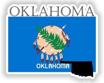 Oklahoma Round Flag SVG OK USA Circular Circle State Banner Button Icon ...