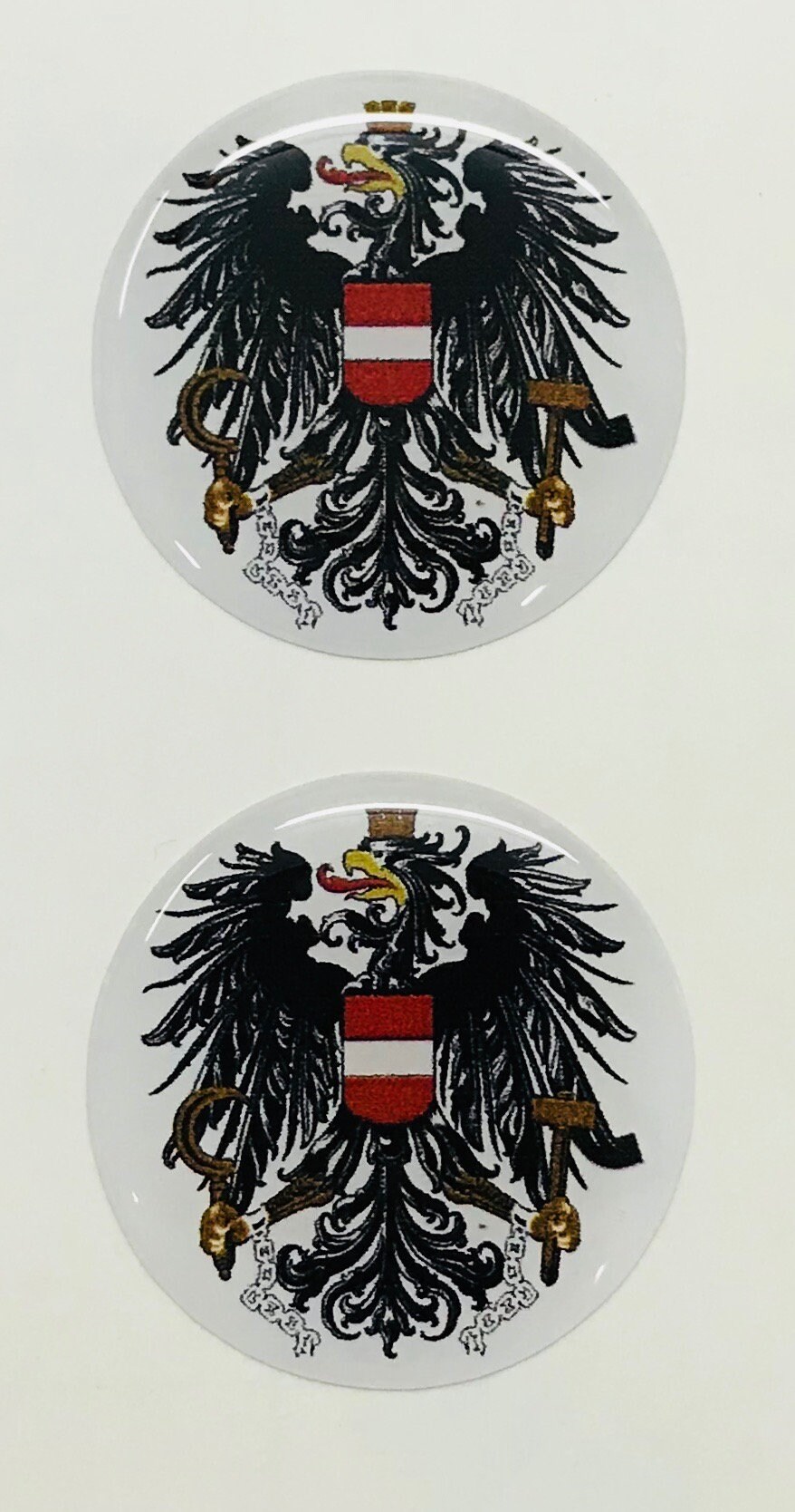 Austria Seal Roundel Domed Gel 2x Pegatinas 3cm 1.2 - Etsy España