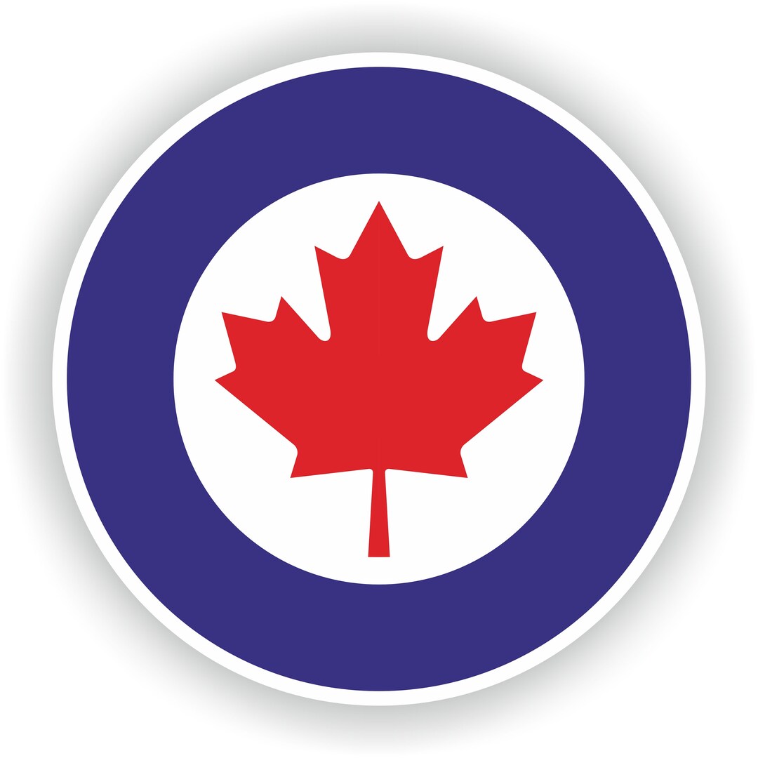 Canada RCAF Roundel Military Sticker for Laptop Book Fridge Guitar ...