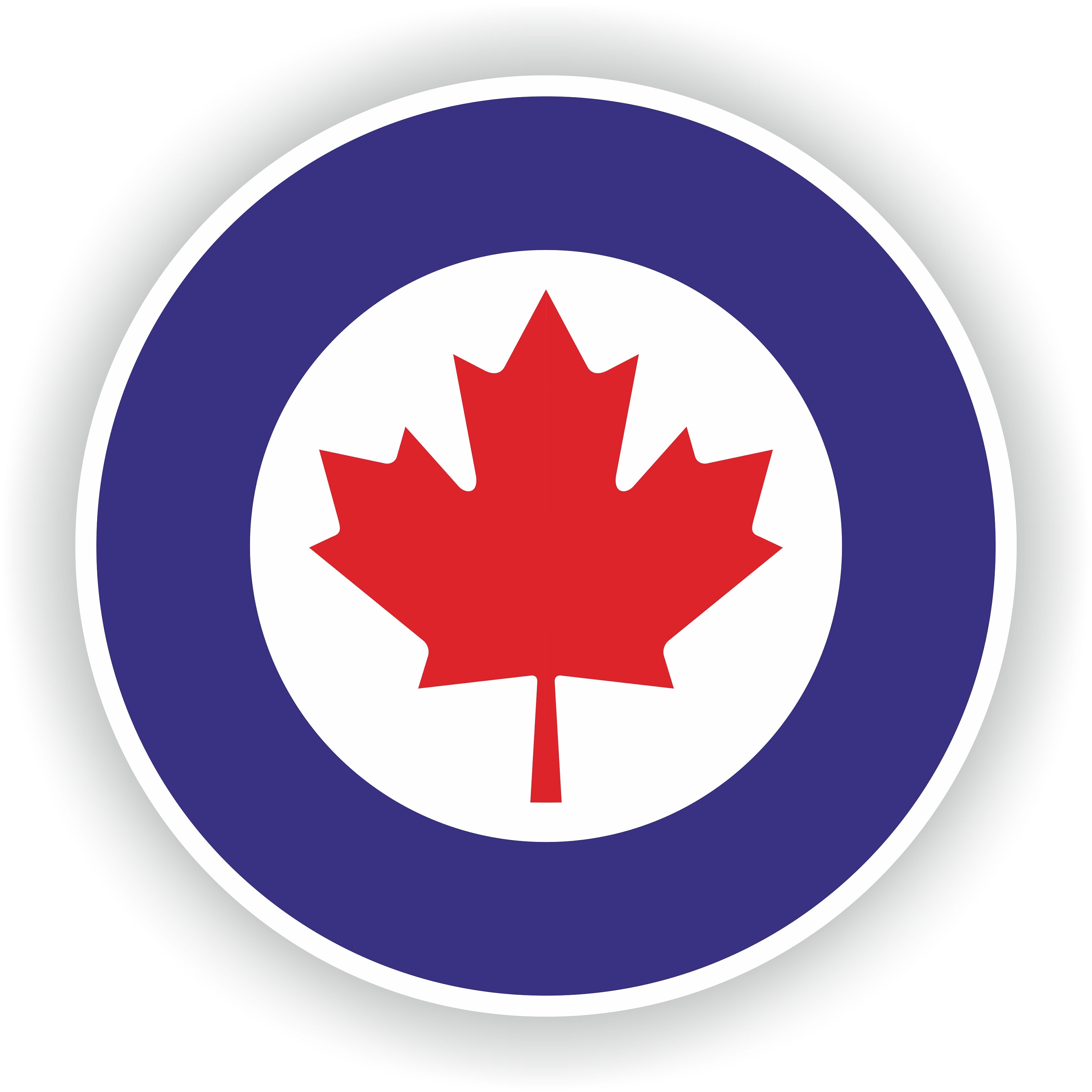 Canada RCAF Roundel Military Sticker for Laptop Book Fridge Guitar ...