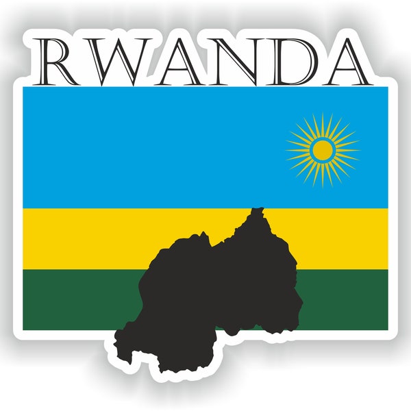Rwanda Sticker - Etsy