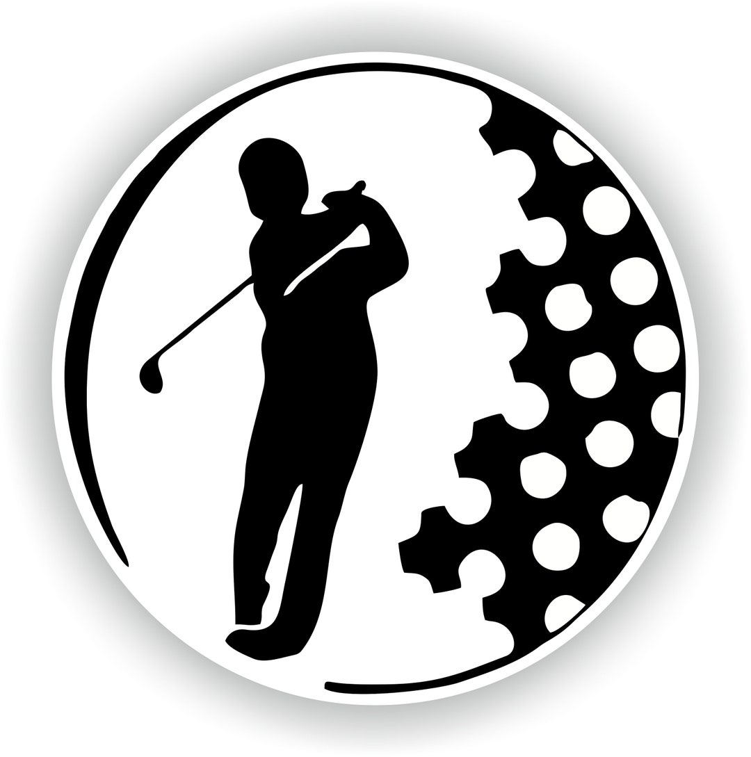 Golf Sticker for Bumper Car Van Truck Motorcycle Helmet Toolbox Door PC ...