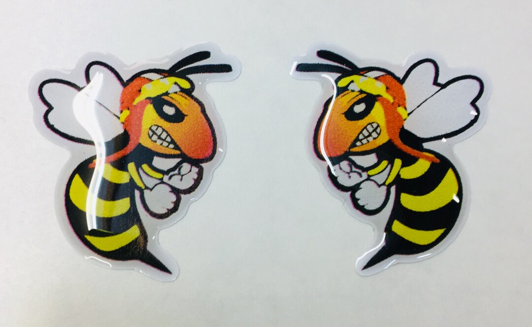 Angry Wasp Domed Gel Stickers 2x pour Laptop Tablet Book - Etsy France