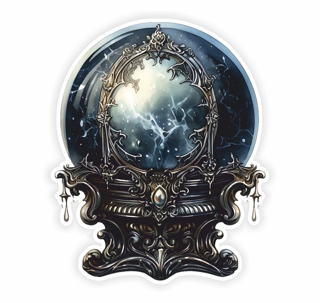 Dark Academia Gothic Crystal Ball #46 Vinyl Waterproof Sticker - Etsy