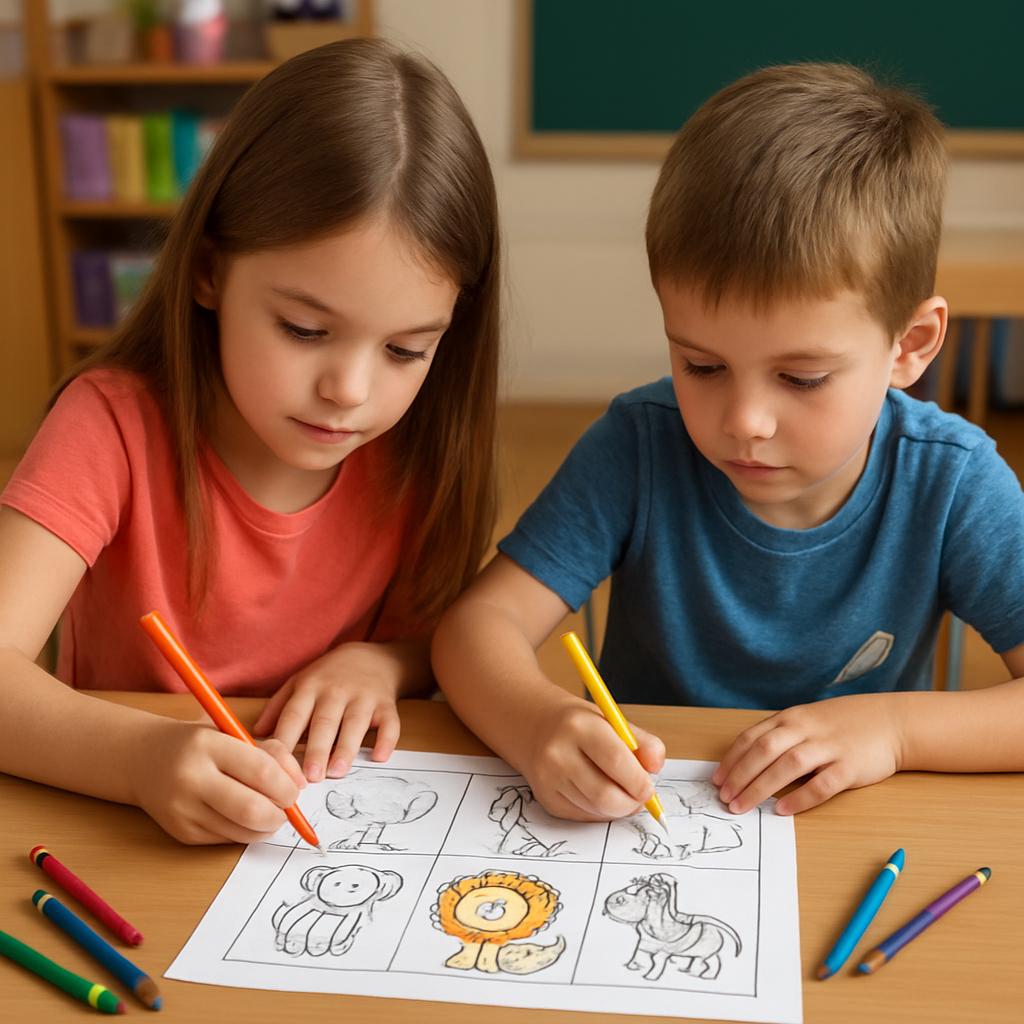 20 Coloring Pages for Kids | Drawing Sheets | Instant PDF Download - Etsy