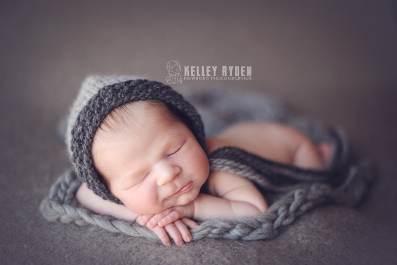 PDF Knitting Pattern Newborn Photography Prop Two Tone - Etsy