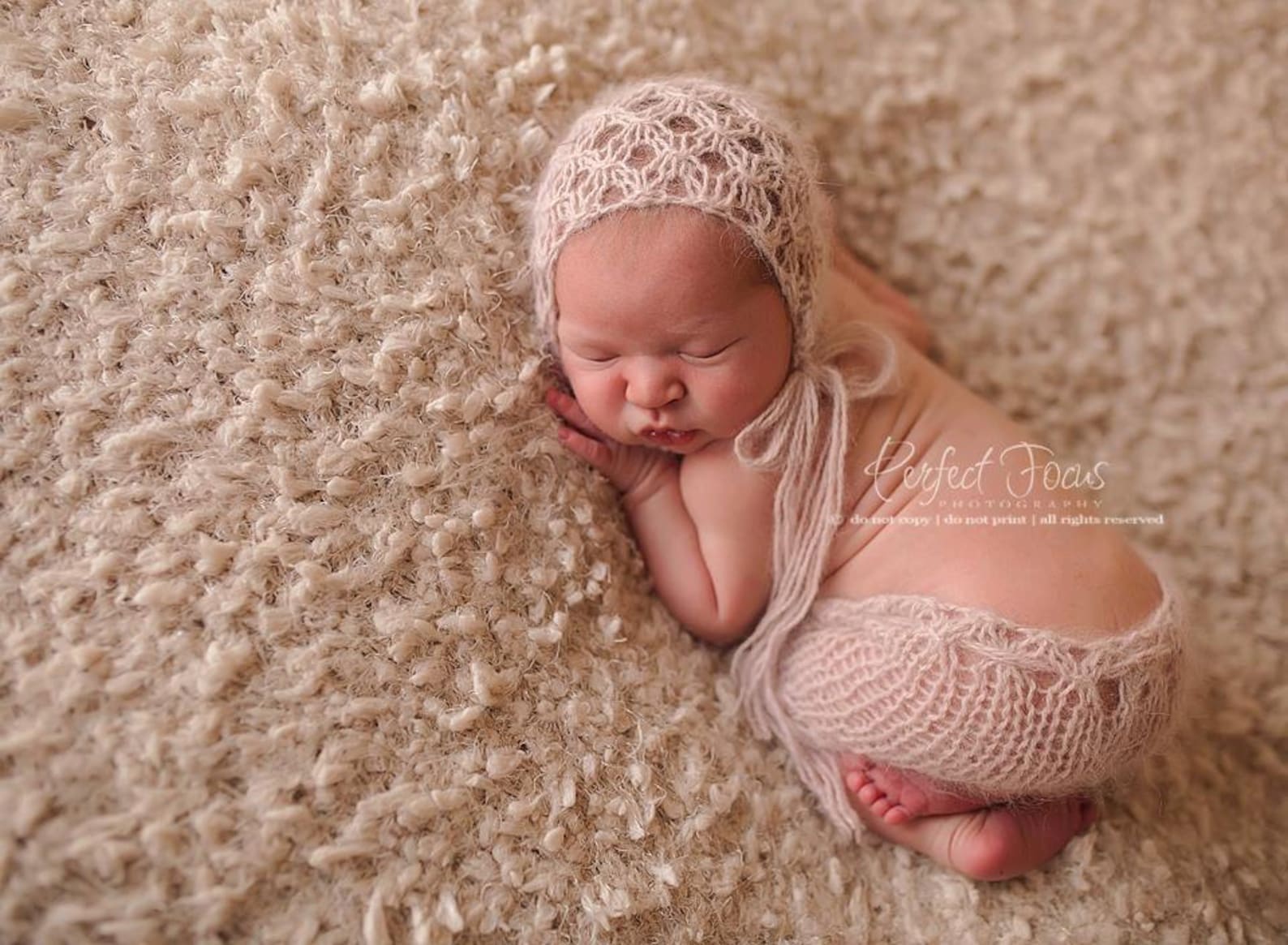 PDF Knitting Pattern - Newborn Photography Prop_ Charlotte Honeycomb ...