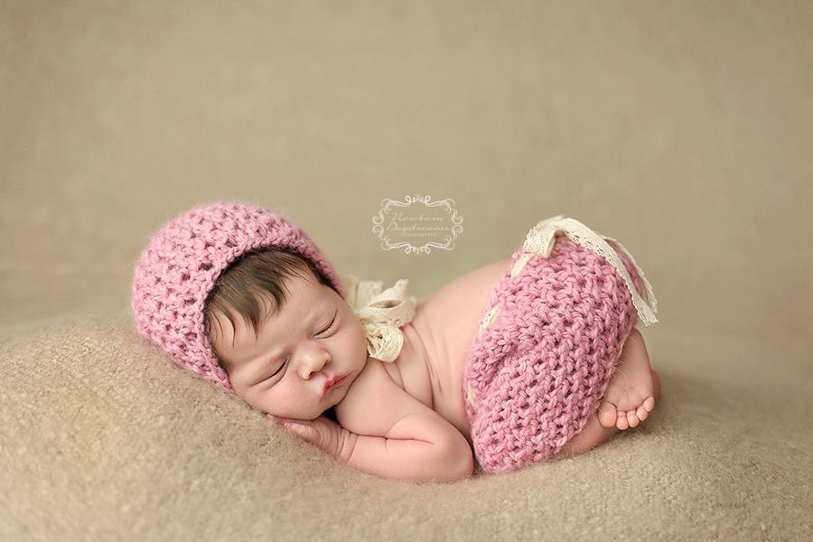 PDF Knitting Pattern - Newborn Photography Prop Sienna Shorties SET #67 ...