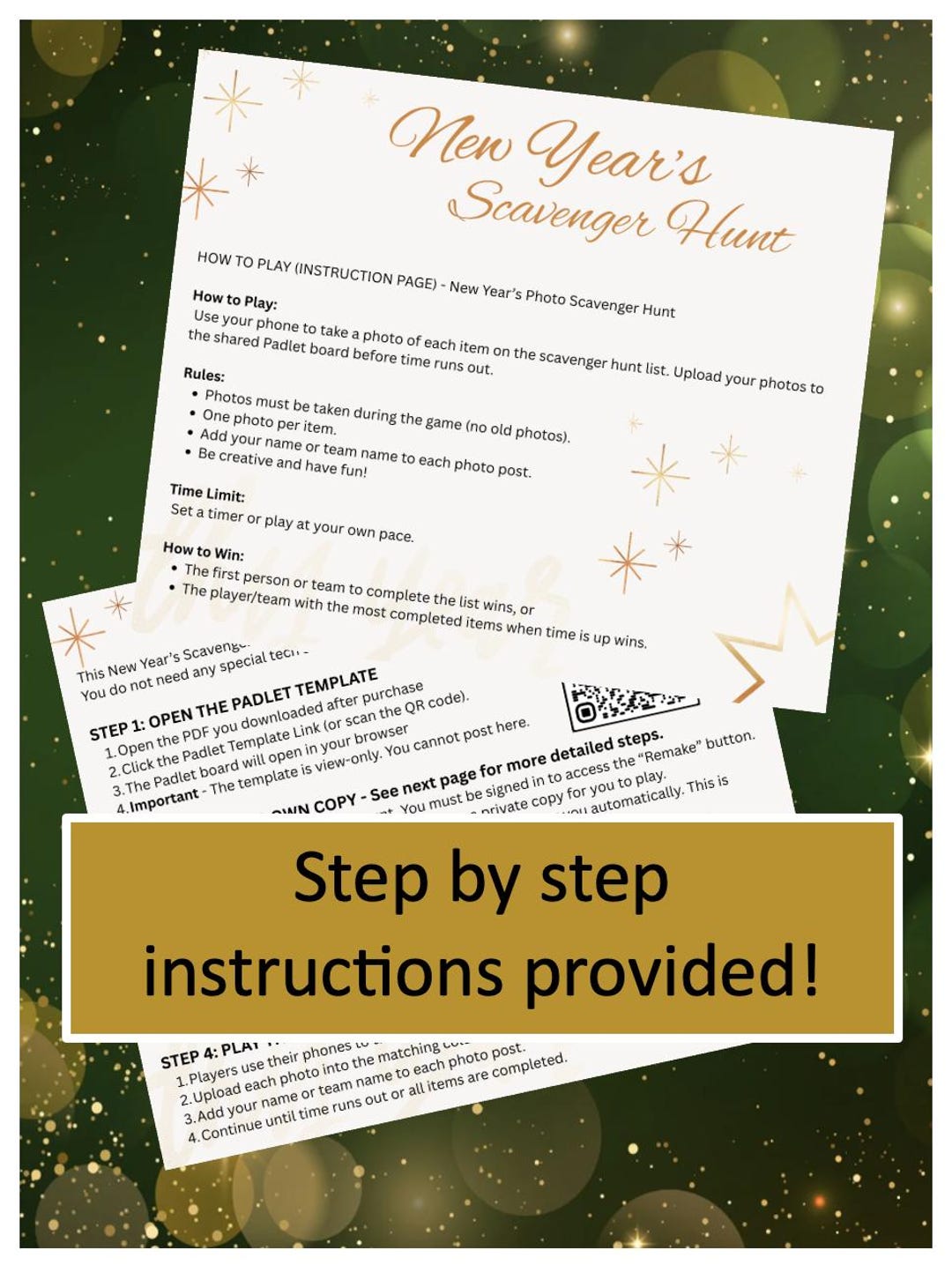 New Year's Scavenger Hunt - Digital Game Download - Etsy