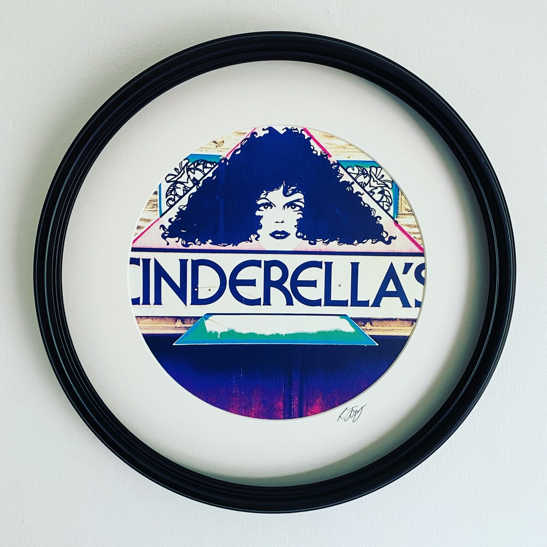 Cinderellas Nightclub Porthole Framed Print. Mumbles Wall Art and ...