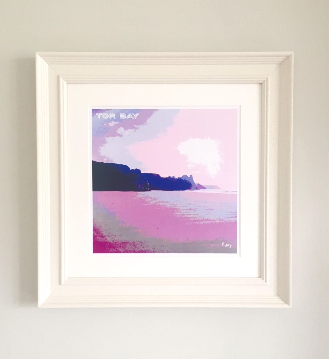 Coastal Photo Art Print, Tor Bay, Gower by Rebecca Jory - Etsy
