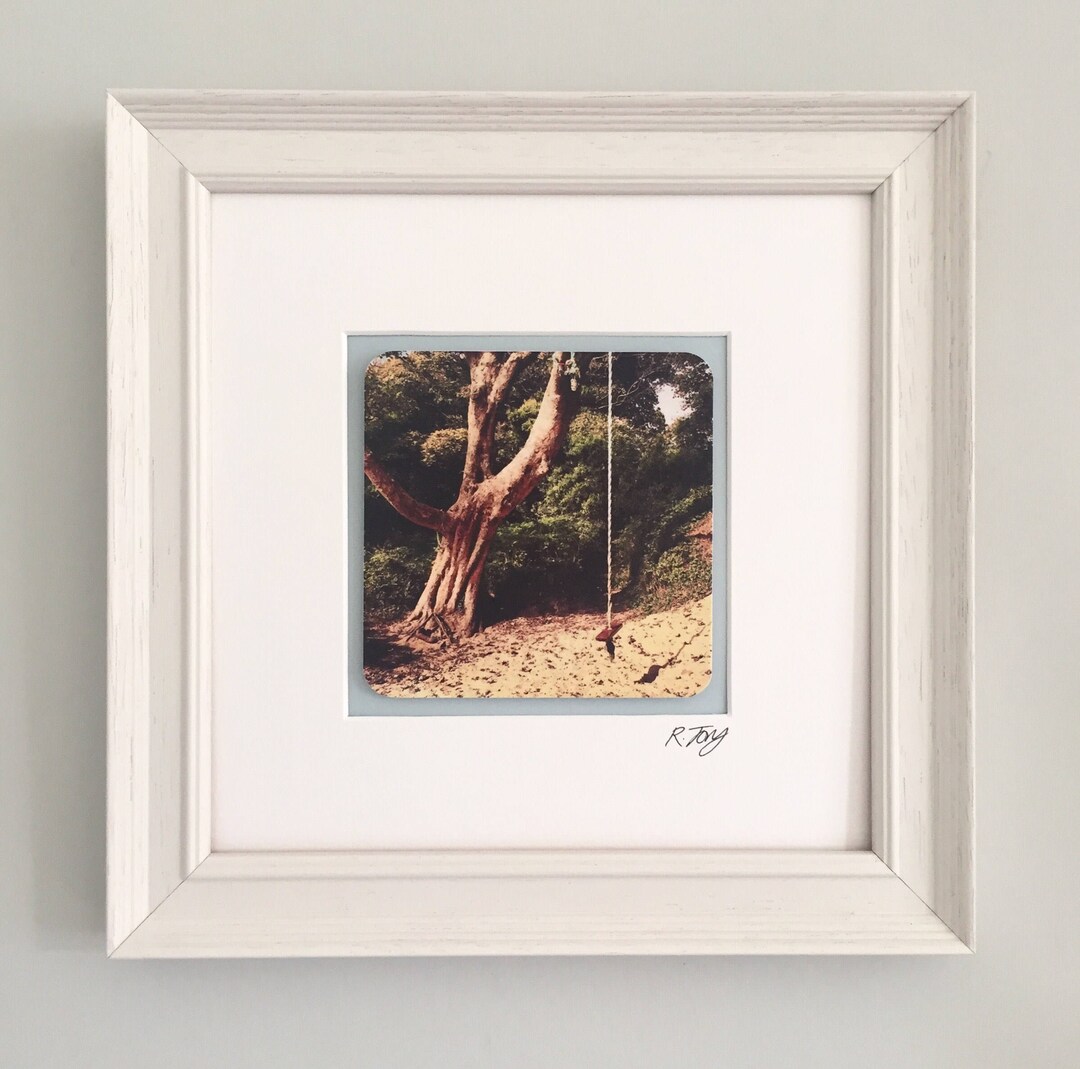 Crawley Woods Tree Swing Framed Photo Print: Vintage Style Coastal Wall ...