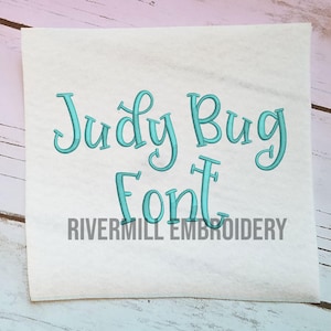 Judy Bug Machine Embroidery Font Monogram Alphabet - 3 Sizes - BX Files ...