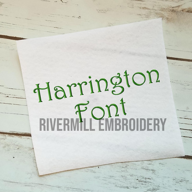 Harrington Font - Etsy