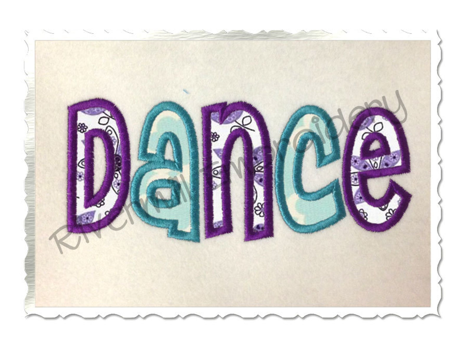 Dance Applique Machine Embroidery Design 4 Sizes - Etsy