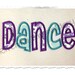 Dance Applique Machine Embroidery Design 4 Sizes | Etsy