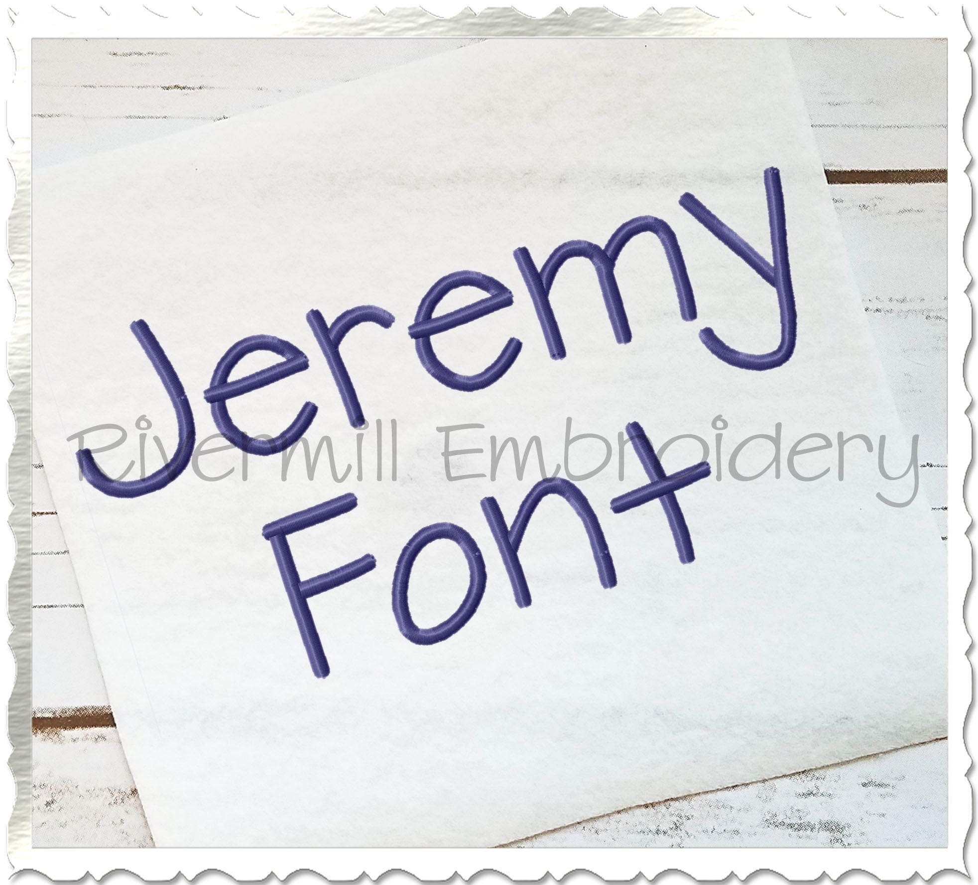 Jeremy Machine Embroidery Font Monogram Alphabet 3 Sizes - Etsy