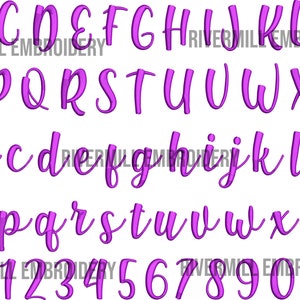 Stella Machine Embroidery Font Monogram Alphabet - 3 Sizes - BX Files ...