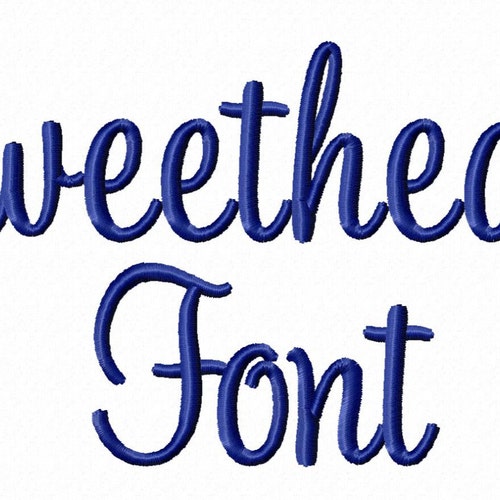 Sweetheart Machine Embroidery Font Alphabet 1 1/2 Inch - Etsy