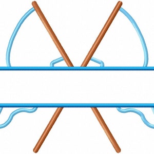 Split Color Guard Flags Applique Machine Embroidery Design - 4 Sizes ...