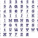 Western Machine Embroidery Font Monogram Alphabet - 3 Sizes - BX Files ...