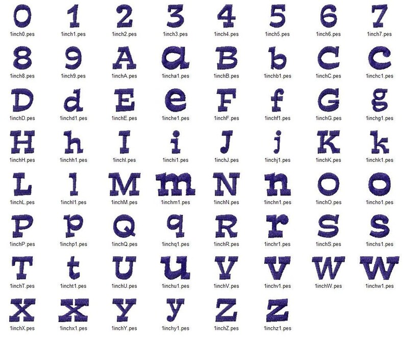 Western Machine Embroidery Font Monogram Alphabet - 3 Sizes - BX Files ...