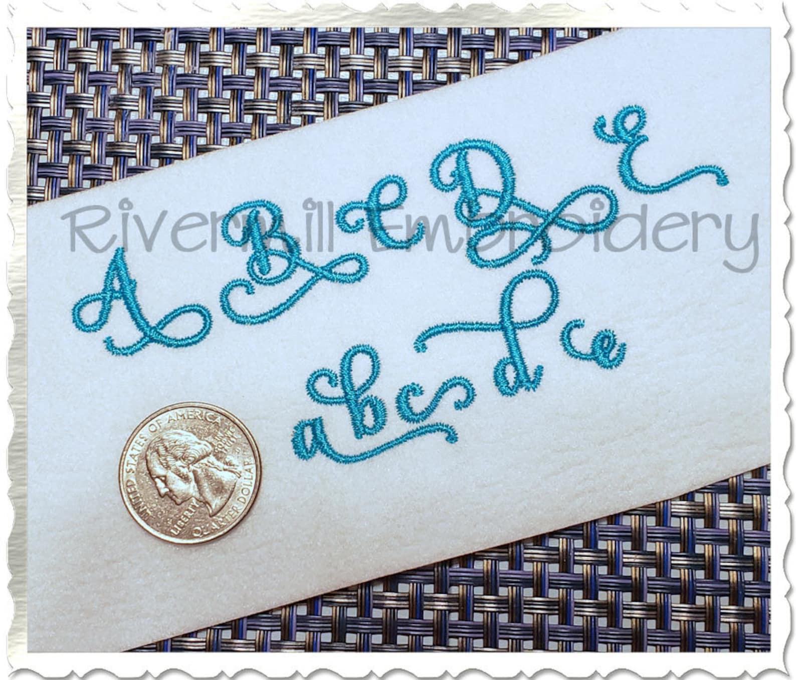 Small Samantha Script Alternate Set 1 Machine Embroidery Font | Etsy