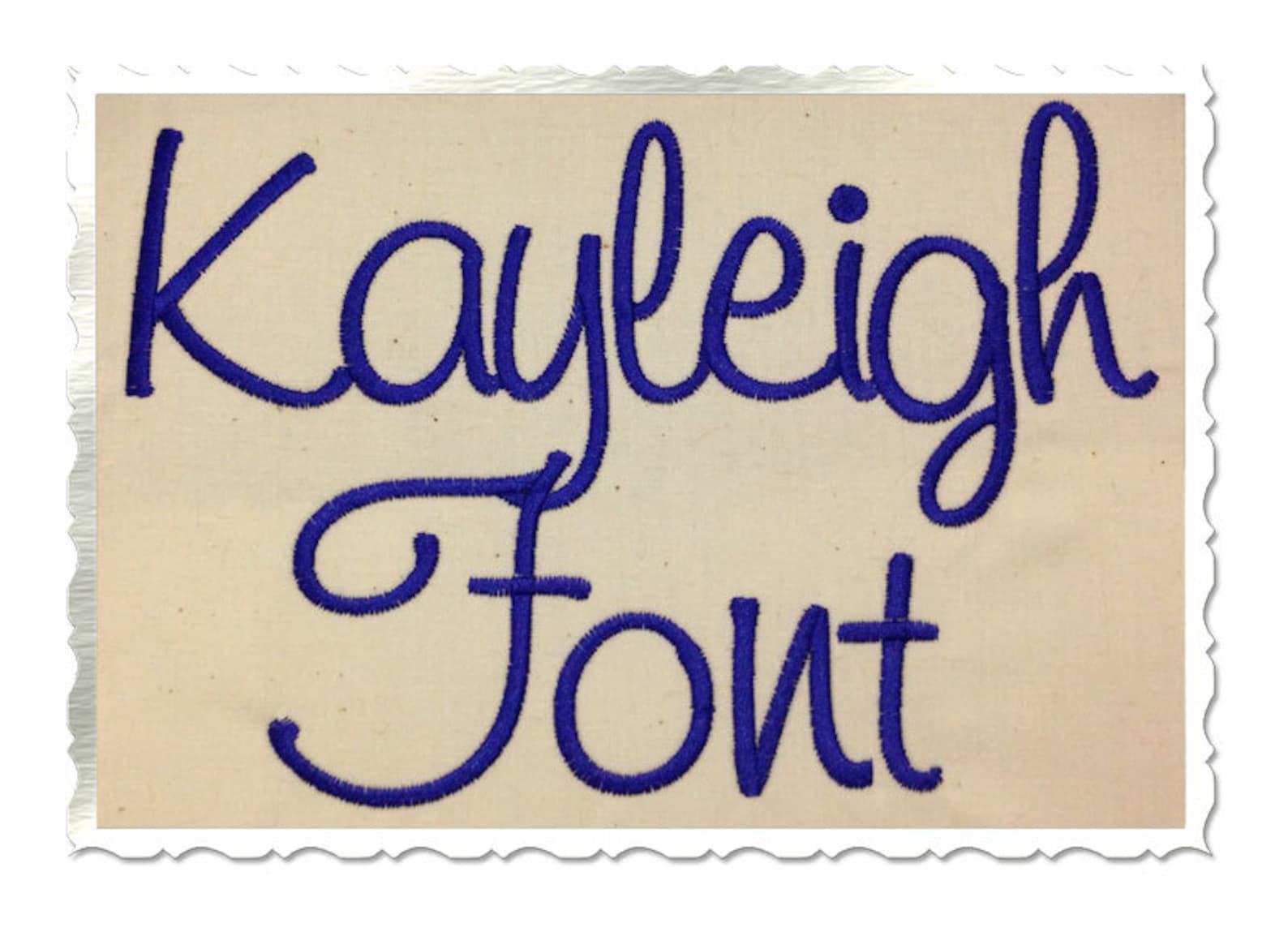 Kayleigh Machine Embroidery Font Monogram Alphabet 3 Sizes - Etsy