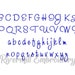 Large Maisie Machine Embroidery Font Monogram Alphabet - 3 Sizes - BX ...