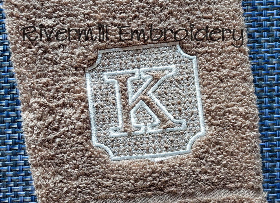 Embossed Machine Embroidery Monogram Alphabet (#2) - 3" Size - BX Files ...