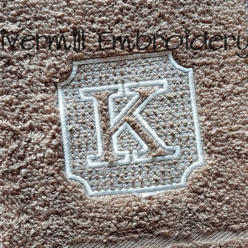 Embossed Machine Embroidery Monogram Alphabet 2 3 - Etsy