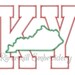 Large KY Kentucky Letters & State Zig Zag Applique Machine Embroidery ...