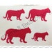 Mini Tiger Silhouette Machine Embroidery Design - 4 Sizes - Instant ...