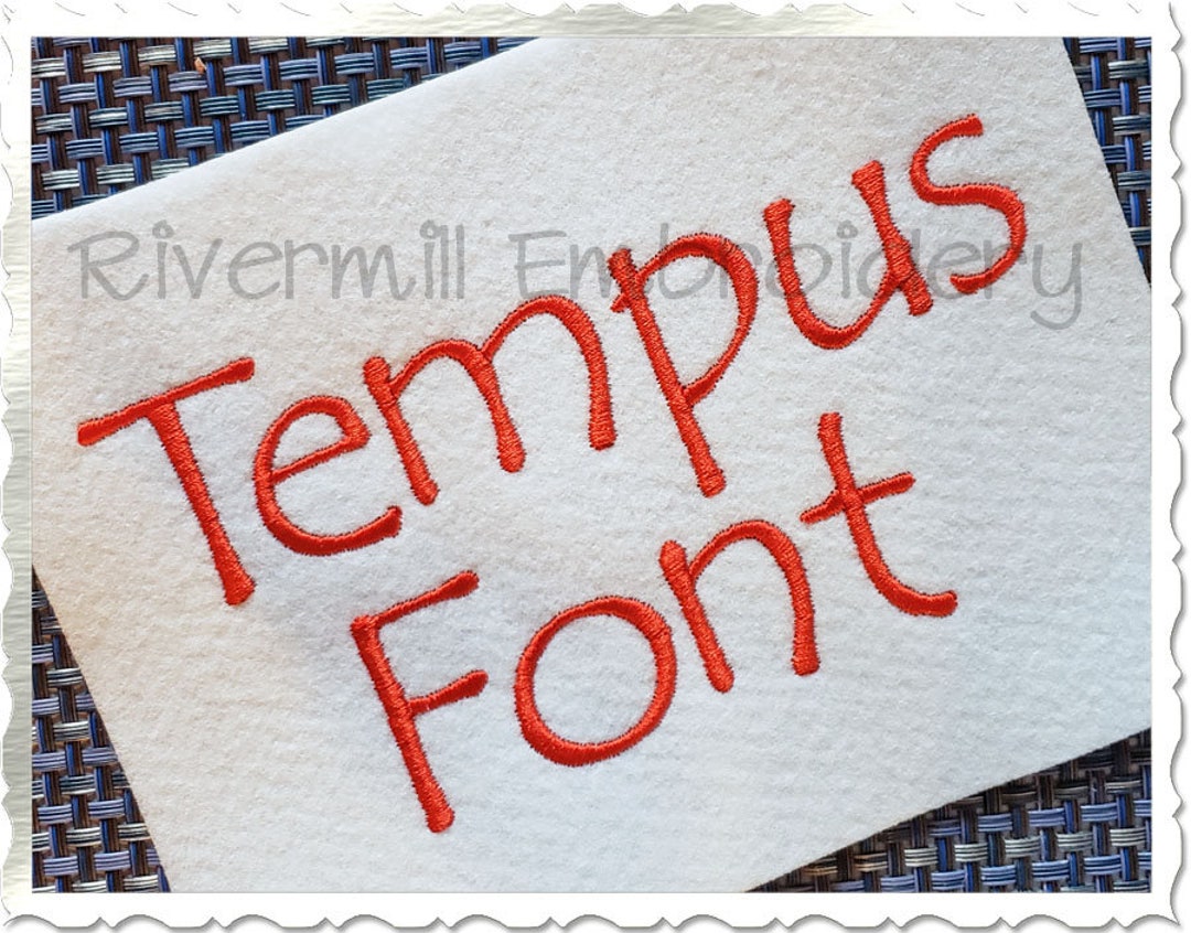 Tempus Machine Embroidery Font Monogram Alphabet - 3 Sizes - BX Files ...