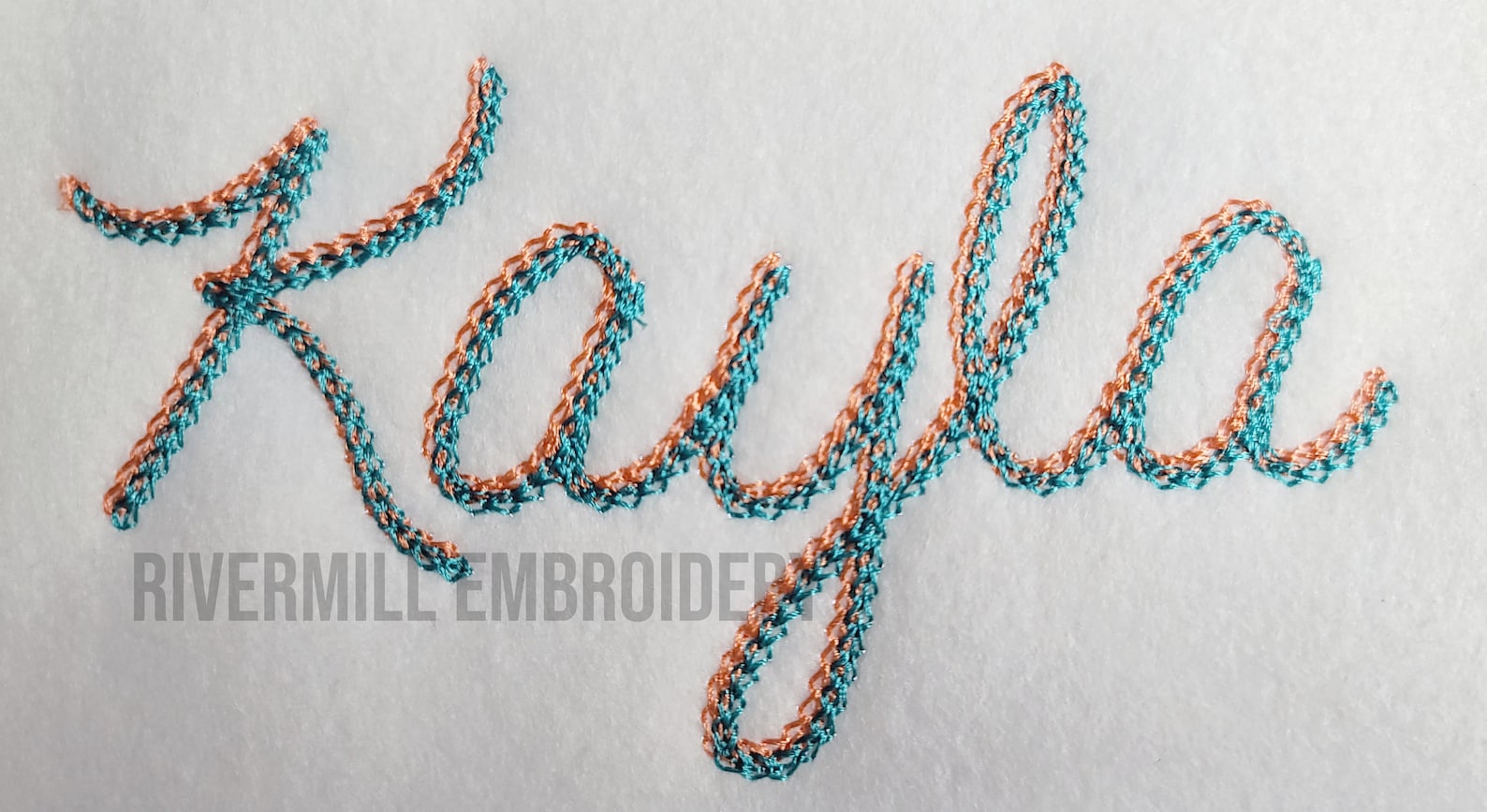 Chain Stitch Vintage Handwriting Embroidery Font Monogram - Etsy