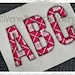 Chachie Applique Machine Embroidery Font Monogram Alphabet 4 - Etsy