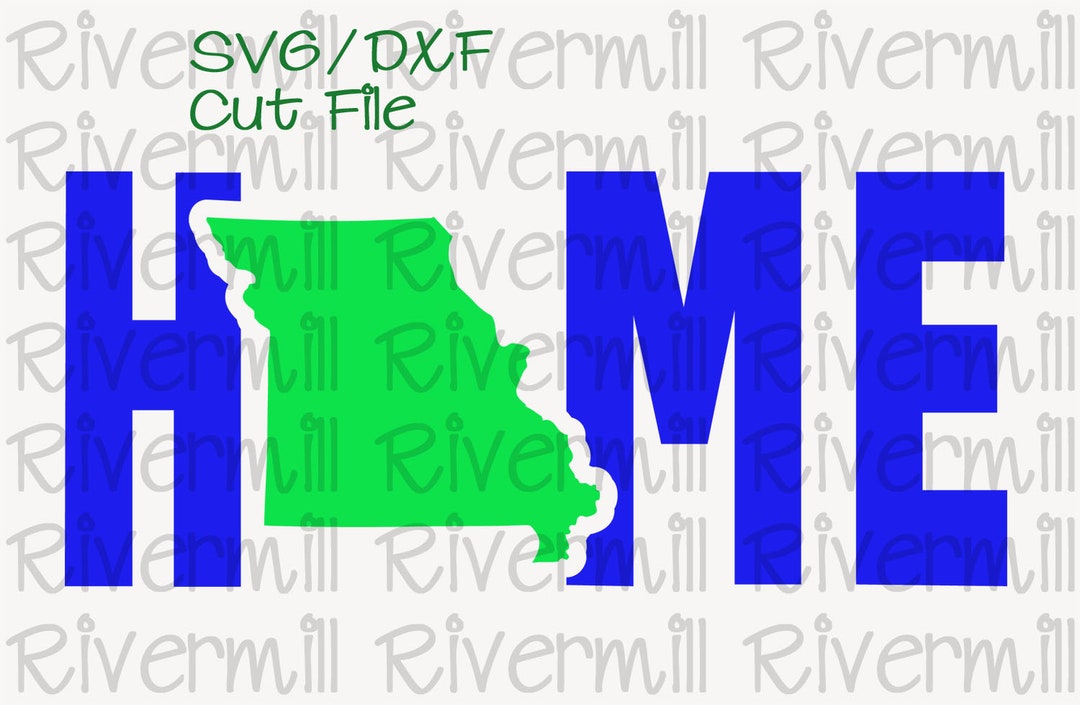 SVG DXF Missouri Home Cut File - Etsy