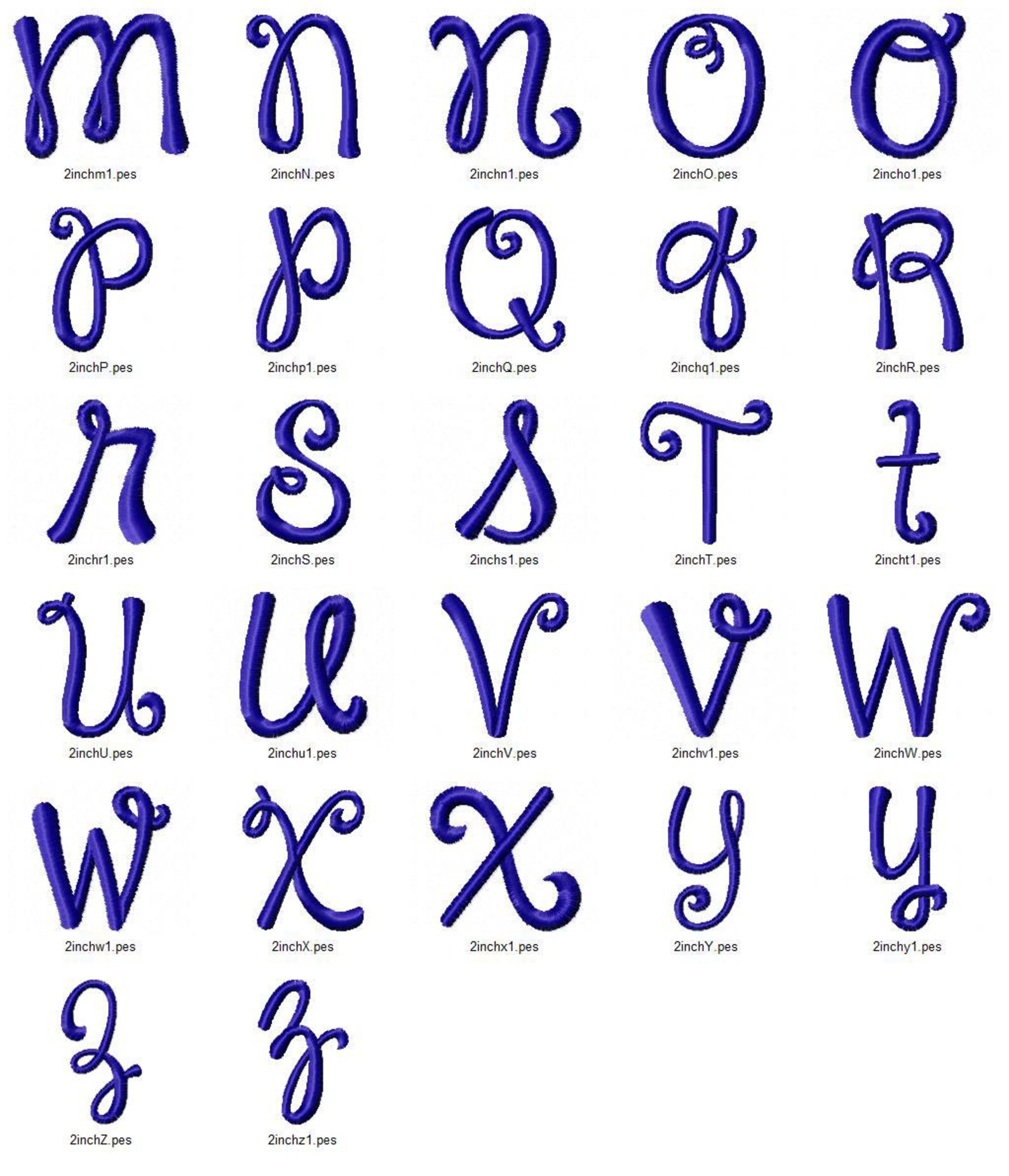 Happy Day Machine Embroidery Font Monogram Alphabet 3 Sizes - Etsy