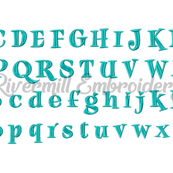 Mini Embroidery Font - Etsy