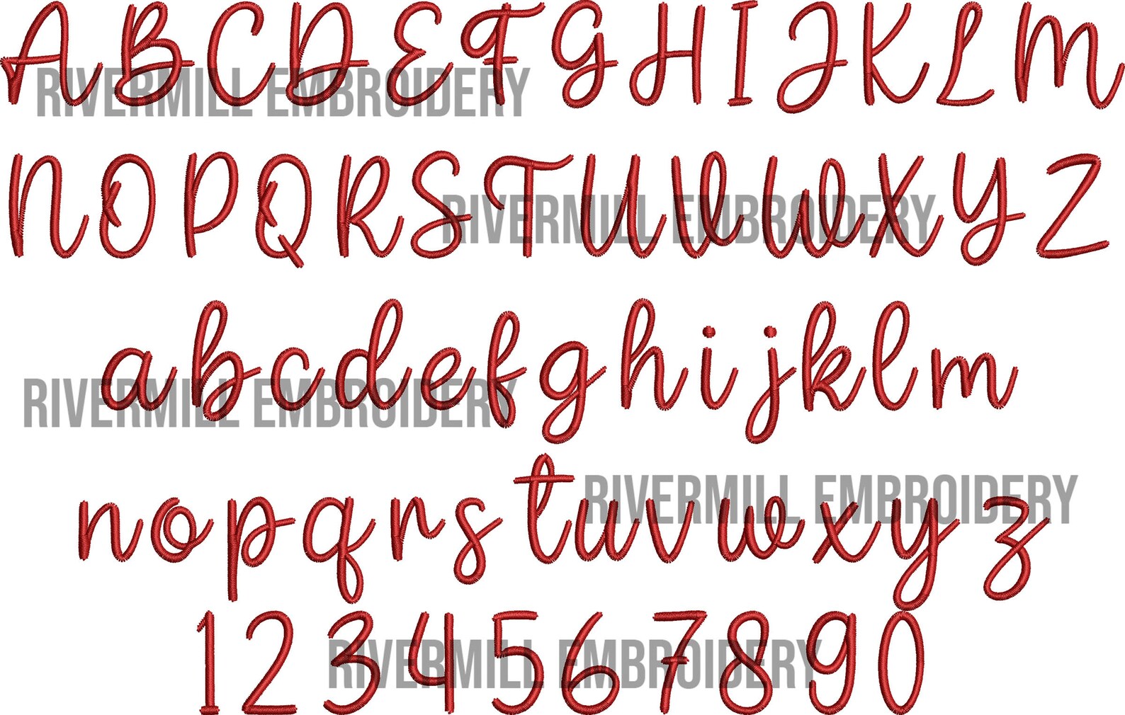 Fairway Machine Embroidery Font Monogram Alphabet - 3 Sizes - BX Files ...