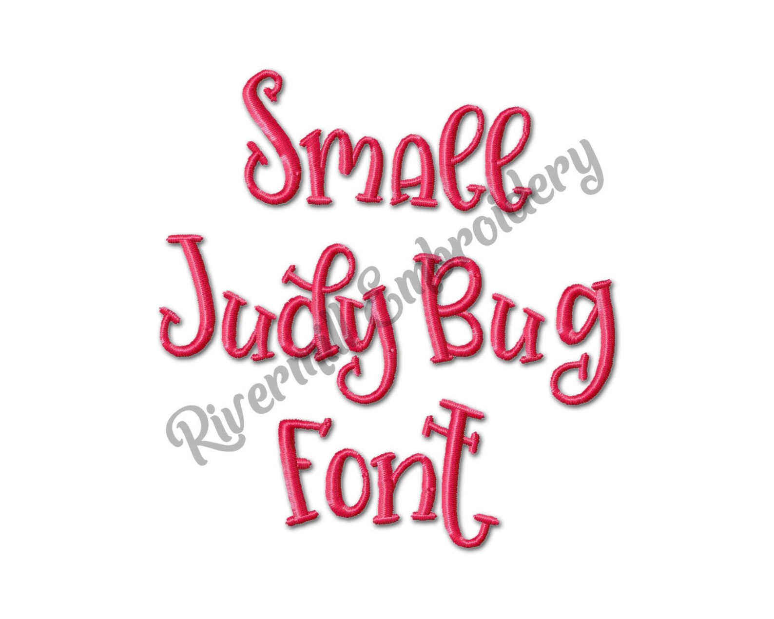 Small Judy Bug Machine Embroidery Font Monogram Alphabet 2 | Etsy