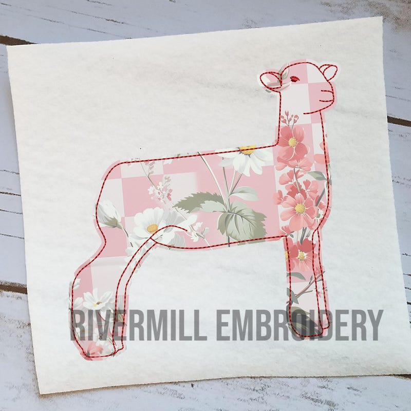 Lamb Embroidery - Etsy