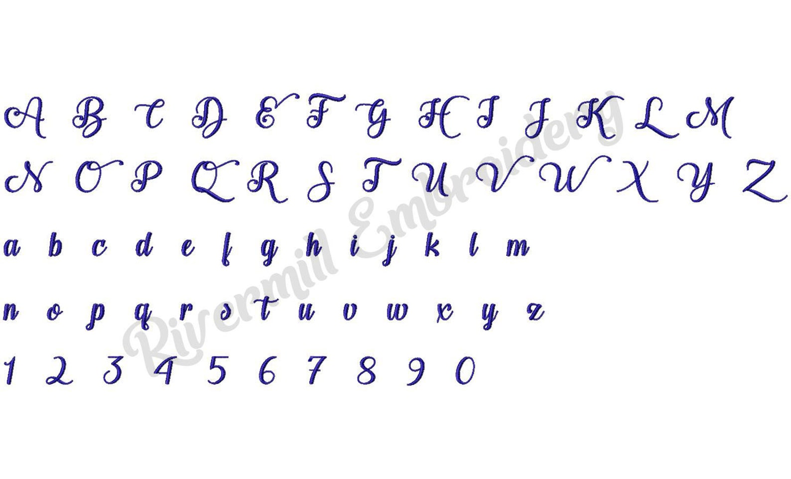 Hamilton Script Machine Embroidery Font Monogram Alphabet 3 - Etsy