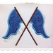 Color Guard Flags Applique Machine Embroidery Design - 5 Sizes ...