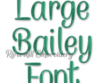 Large Embroidery Font | Etsy