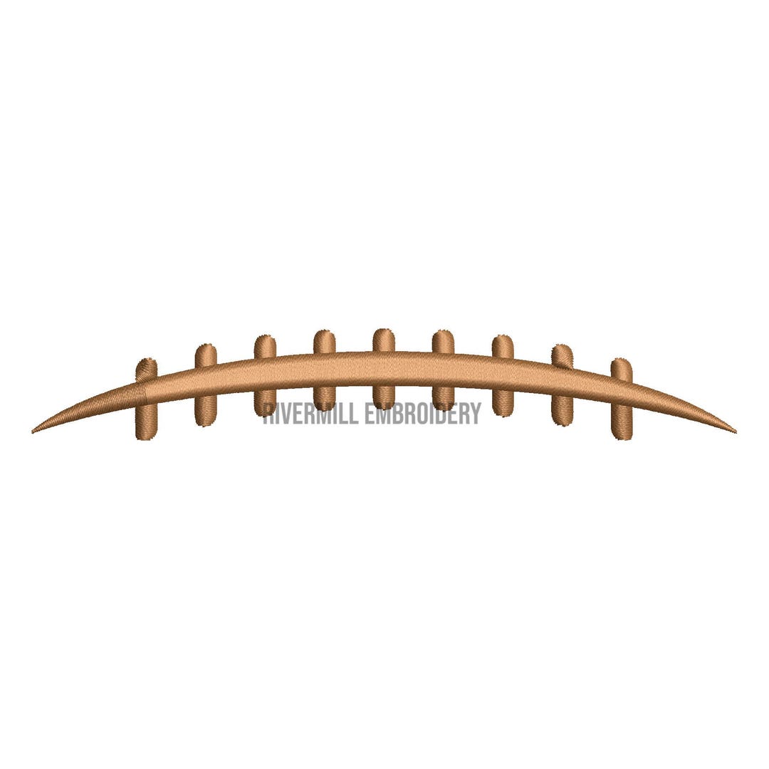 Football Laces Machine Embroidery Design - 4 Sizes - Instant Download ...