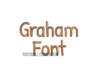 Mitigate Typewriter™ Block Embroidery Font Formats PESBX 16 Sizes ...