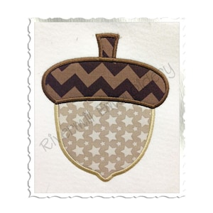 Applique Acorn Machine Embroidery Design - 4 Sizes - Instant Download ...