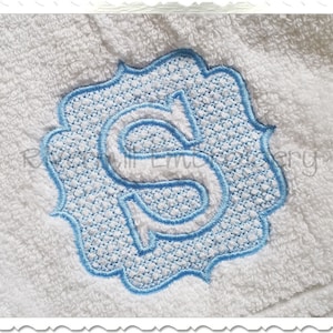 5 Inch Size - Embossed Machine Embroidery Monogram Alphabet - BX Files ...