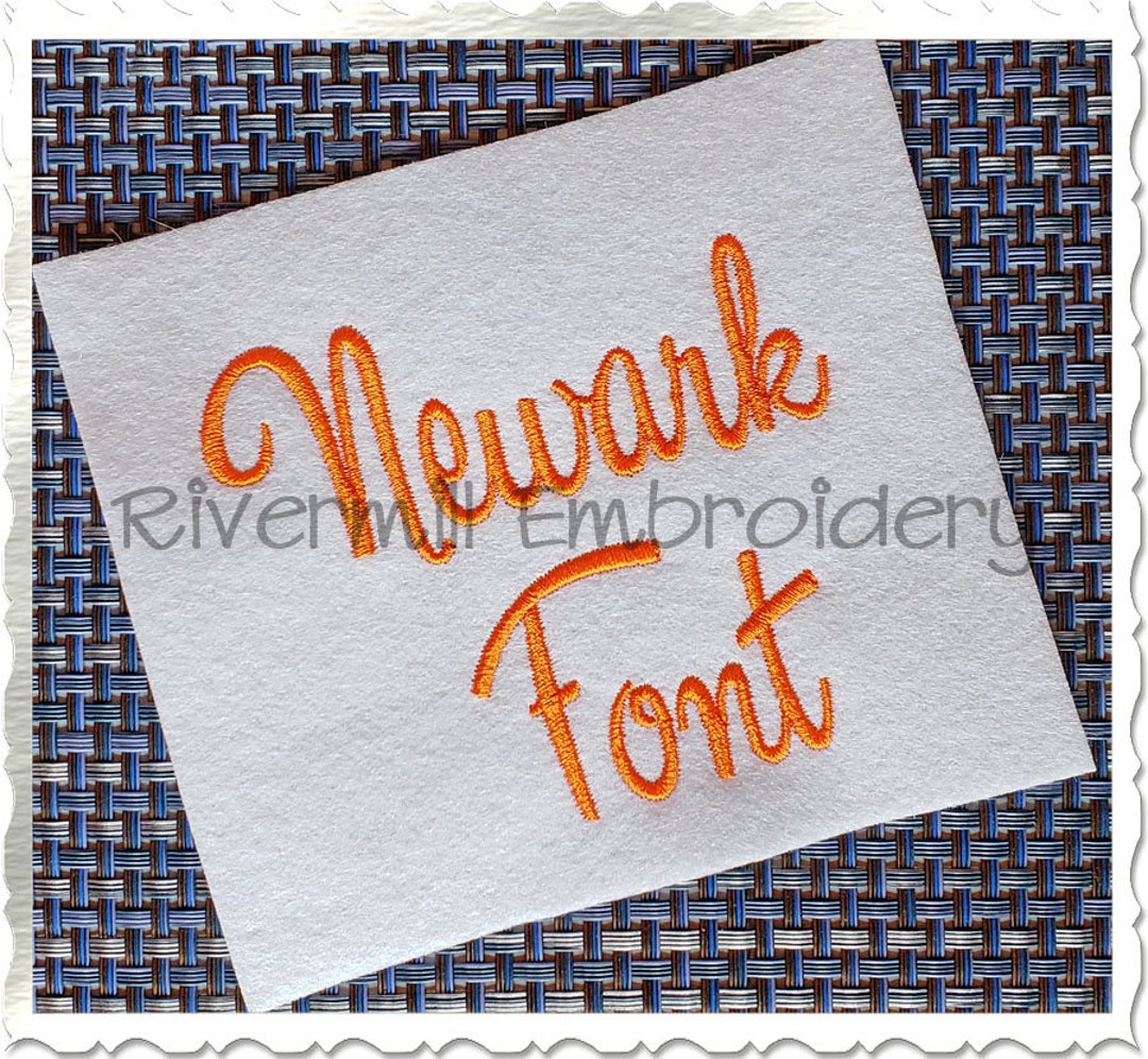 Newark Machine Embroidery Font Monogram Alphabet - 3 Sizes - BX Files ...
